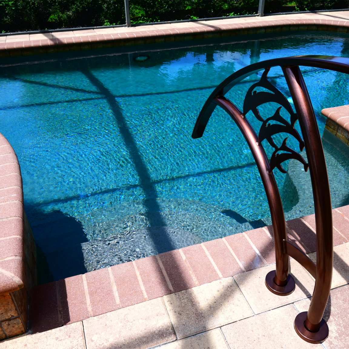 Artistic Pool and Spa Rails - Arrowhead Metal Art Designs - Artistic ...
