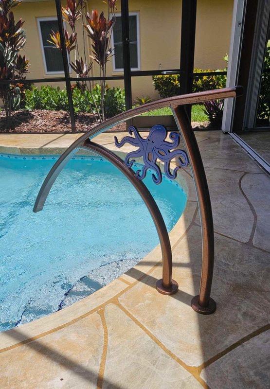 Arrowhead Metal Art Designs - Artistic & Designer Pool & Spa Rails